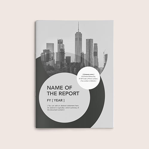 Grey Report – MyPagesTemplates.com