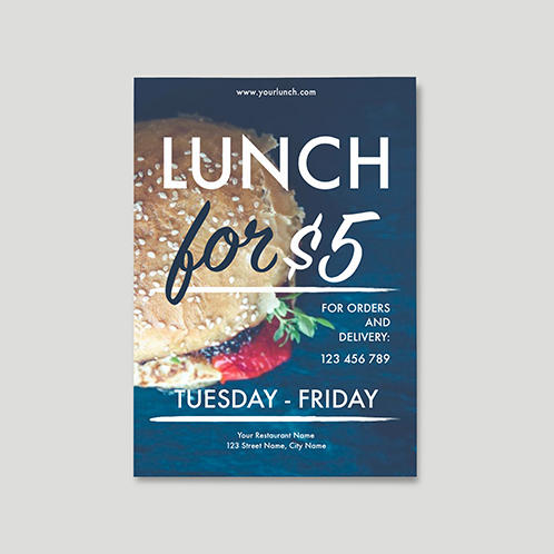 Lunch Flyer – MyPagesTemplates.com
