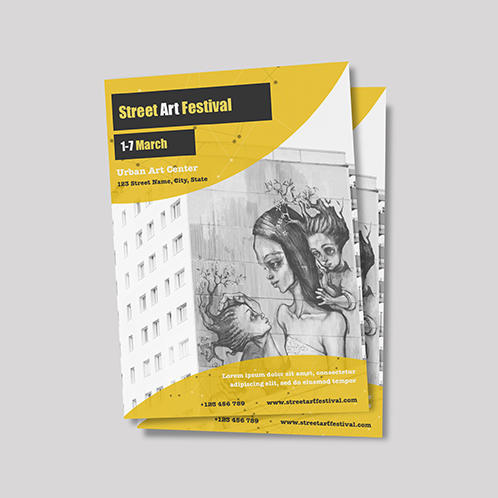 Street Art Festival Flyer – MyPagesTemplates.com