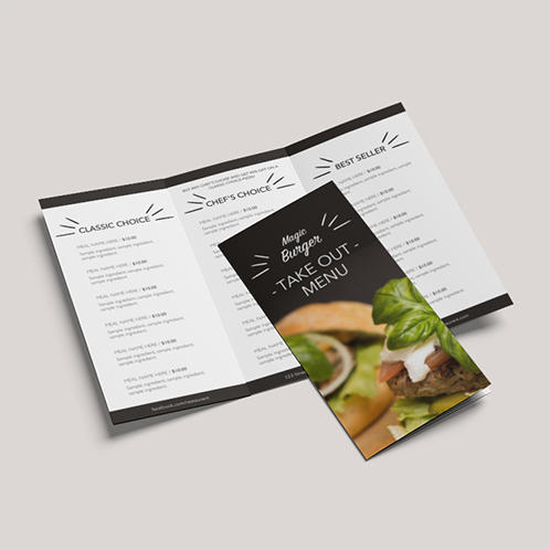 Take Out Folding Menu – MyPagesTemplates.com